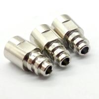 China Silver CNC Machining Aluminum Parts Polished Metal Spare Parts Corrosion Resistance for sale