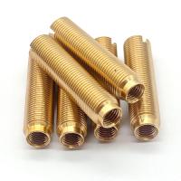 China Polished Hollow Threaded Tube Micro Hollow Threaded Rod For Lamps for sale