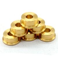 China Copper Spacer Bushing Gold Brass Bearing Bushing Corrosion Resistance for sale
