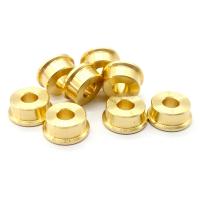 China Golden Precision Brass Turned Parts Heat Treatment CNC Machining Brass Parts Polished for sale