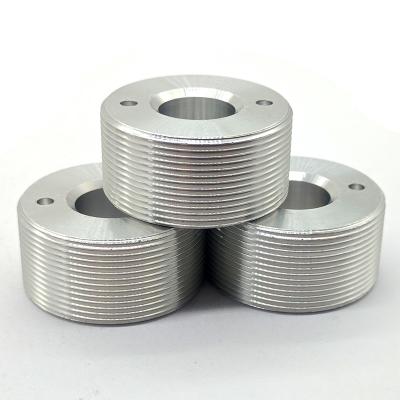 China Polished CNC Stainless Steel Parts Circular Thread Rolling Dies Silver for sale