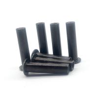 China DIN 660 Round Head Steel Rivets Black Mushroom Head Rivet High Precision for sale