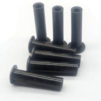 China Hollow Iron Rivet Flat Head / Round Head Black Stainless Steel Rivets for sale