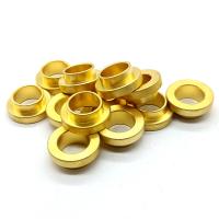 China Customized CNC Brass Parts High Precision Self Lubricating Bronze Bushing Anodized for sale