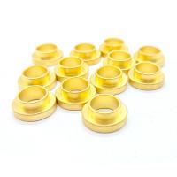 China Customized CNC Brass Parts High Precision Self Lubricating Bronze Bushing Anodized for sale
