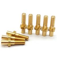 China High Precision Brass Turned Parts Conductive Conductive CNC Milling Brass Parts Anodized for sale