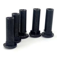China Flat Head Stainless Steel Barrel Nuts Black Sleeve Barrel Nut M3 for sale