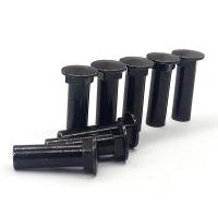 China Black Flat Head Aluminum Rivets M2 M3 M6 M8 M10 M12 Round Head Aluminum Rivets for sale