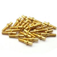China Micro Custom Brass CNC Parts Polishing / Coating Brass Machine Screws for sale