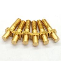 China Customized Gold Plated Bolts Automotive Nuts And Bolts High Precision for sale