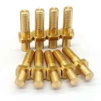China Customized Gold Plated Bolts Automotive Nuts And Bolts High Precision for sale