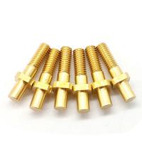 China High Precision Brass Turned Parts Conductive Conductive CNC Milling Brass Parts Anodized for sale