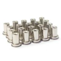 China Stainless Steel Flat Head Rivets Semi Tubular Pan Head Rivets Anodized for sale