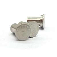 China Stainless Steel Flat Head Rivets Semi Tubular Pan Head Rivets Anodized for sale
