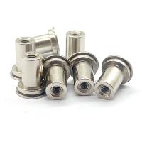China Stainless Steel Socket Head Barrel Nut M3 M4 M5 M6 M8 M10 Splint Nut Flat Head for sale