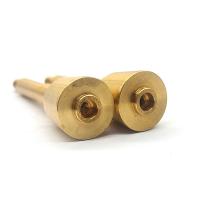 China Brass CNC Turning Parts Gold Customized CNC Turned Parts Industrial for sale