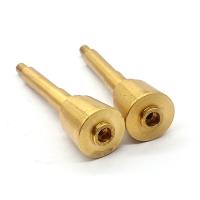 China Brass CNC Turning Parts Gold Customized CNC Turned Parts Industrial for sale