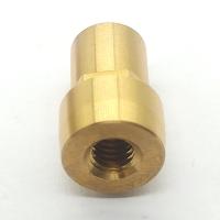 China Gold Plated Brass Machined Components Turning Brass Terminal Connector for sale