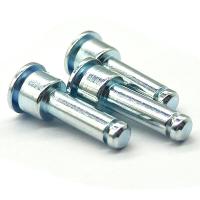 China Customized Cold Formed Galvanized Steel Flat Round Countersunk Head Stepped Solid Rivets Custom Wholesale Stainless Steel 316 Flat Head Knife Handle Cover Shoulder Step Rivet for sale