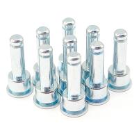 China Customized Cold Formed Galvanized Steel Flat Round Countersunk Head Stepped Solid Rivets Custom Wholesale Stainless Steel 316 Flat Head Knife Handle Cover Shoulder Step Rivet for sale