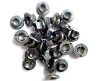 China Computer Embroidery Machine Fittings Thread Clip Device Assembly Panel Hook Piece Titanium Hexagon Flange Nuts With Metal Lock for sale