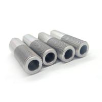 China Cold Galvanized Double Male Thread Long Short Machine Tool Processing Stainless Steel Screwed Thread Nipple Pipe Fitting Made Form Seamless Pipe for sale