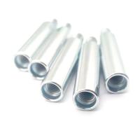 China Custom CNC Machined Zinc-Plated Steel Lock Pin with Threaded End for sale