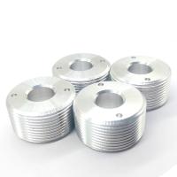 China CNC Turning Aluminum Coupling Ring with External Threads for sale