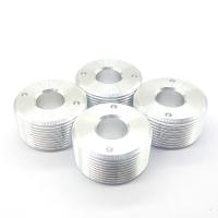 China CNC Turning Aluminum Coupling Ring with External Threads for sale