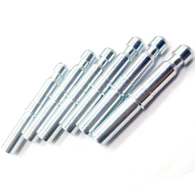 China Custom CNC Machined Zinc-Plated Steel Lock Pins for Machinery for sale