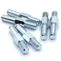 China Zinc - Plated Hex Head Shoulder Bolts, Precision Locating Pin Shoulder Screws, Mechanical Fastening Connectors for sale
