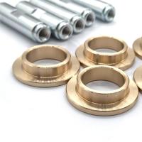 China Flanged Aluminum Bronze Bushings | Custom CNC Machined Bronze Bearing Sleeves for sale