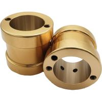 China Flanged Aluminum Bronze Bushings | Custom CNC Machined Bronze Bearing Sleeves for sale