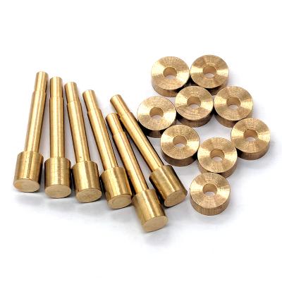 China Custom CNC Machining Brass Pin Rods – Precision Turned Copper Parts for Industrial Applications for sale