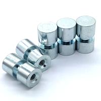China Custom Zinc Plated Steel Hex Coupling Nuts | Blue-White Zinc Threaded Connectors for Machinery & Fasteners for sale