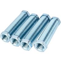 China Custom Zinc Plated Steel Hex Coupling Nuts | Blue-White Zinc Threaded Connectors for Machinery & Fasteners for sale