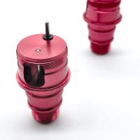 China CNC Machined Aluminum Air Valve with Spring and Pin – Red Anodized Shock Absorber Pressure Relief Valve for sale
