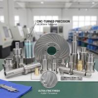 China Custom CNC Turning Aluminum 6061 Precision Machined Shaft with ±0.005mm Tolerance OEM Service for sale