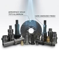 China Precision CNC Turned Aluminum 7075 Aerospace Bushing with Hard Anodized Finish Thin Wall Design for sale
