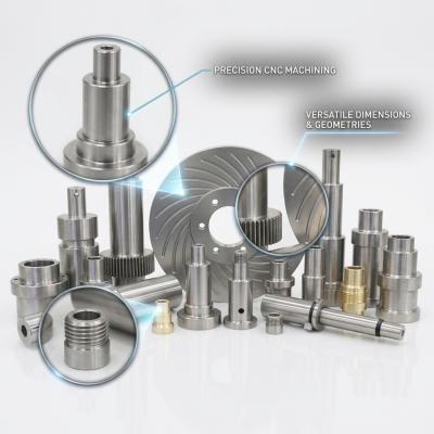 China Swiss Type CNC Turned Stainless Steel Micro Tube Fitting with Knurled Surface Medical Grade for sale