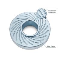 China Custom CNC Turning Carbon Steel Flange Bushing Zinc Plating Corrosion Protection Industrial Machinery for sale