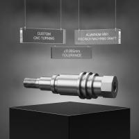 China Custom CNC Turning Aluminum 6061 Precision Machined Shaft with ±0.005mm Tolerance OEM Service for sale