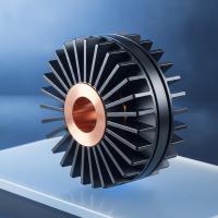 China Custom CNC Turning Aluminum Heat Sink Copper Core LED Thermal Management High Conductivity for sale