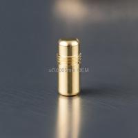 China High Precision CNC Turned Brass Connector Pin Gold Plated Electronic Interconnect ±0.005mm OEM for sale
