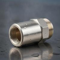 China OEM CNC Turning Brass Hydraulic Fitting NPT Thread Nickel Plated Corrosion Resistance 3000PSI for sale