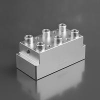 China CNC Machined C10200 OFHC Copper Terminal Block 600A Rating BESS Energy Storage Silver Plated for sale