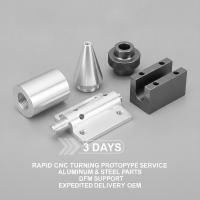China Rapid CNC Turning Prototype Service Aluminum Steel Parts with DFM Support 3-Day Expedited Delivery OEM for sale