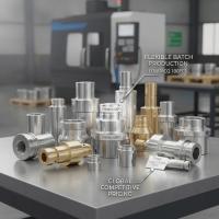 China 5-Axis CNC Machined Aluminum Valve Body Housing Hydraulic Parts Component for sale