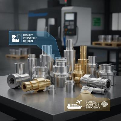 China Shaft Collar Set Screw Clamp Style CNC Machined Aluminum Parts Component for sale