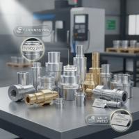 China Coupling Hub Flexible Shaft Connector CNC Machined Aluminum Parts Assembly for sale
